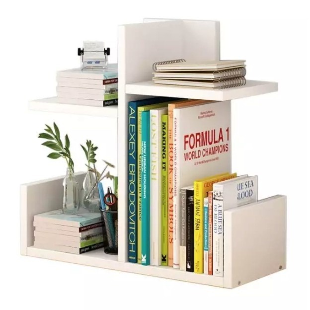 MINI BOOK RACK Table Rack Book Organizer Mini Organizer Makeup ...