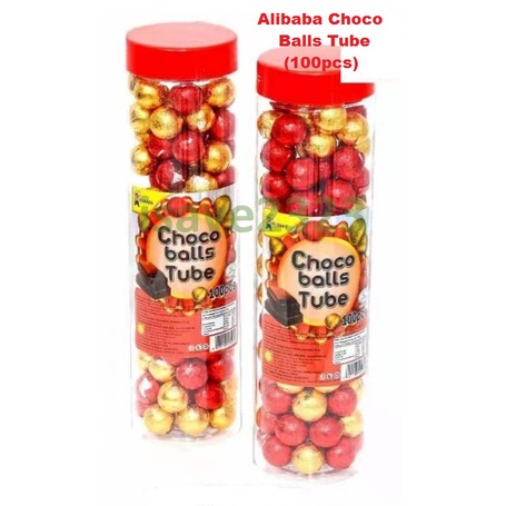 Alibaba Choco Balls Tube (100pcs) | Shopee Malaysia