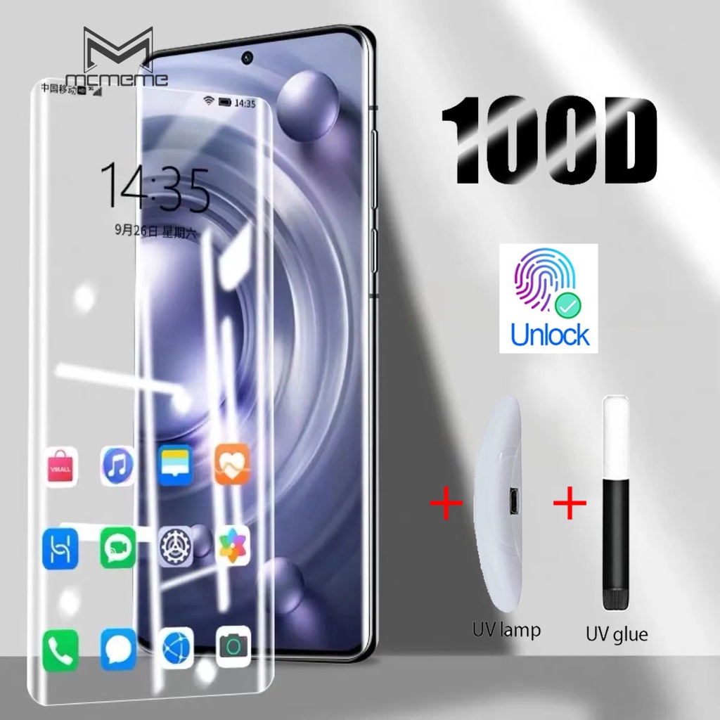 UV Glue Full Cover Tempered Glass VIVO V30e V30 V29 V27 V25 X100 X90 ...