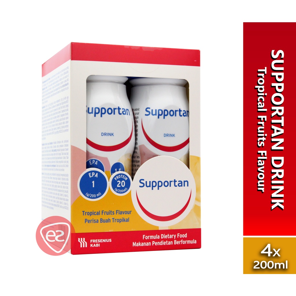 Supportan Drink 4x 200ml ( Pineapple-Coconut / Cappuccino / Tropical ...