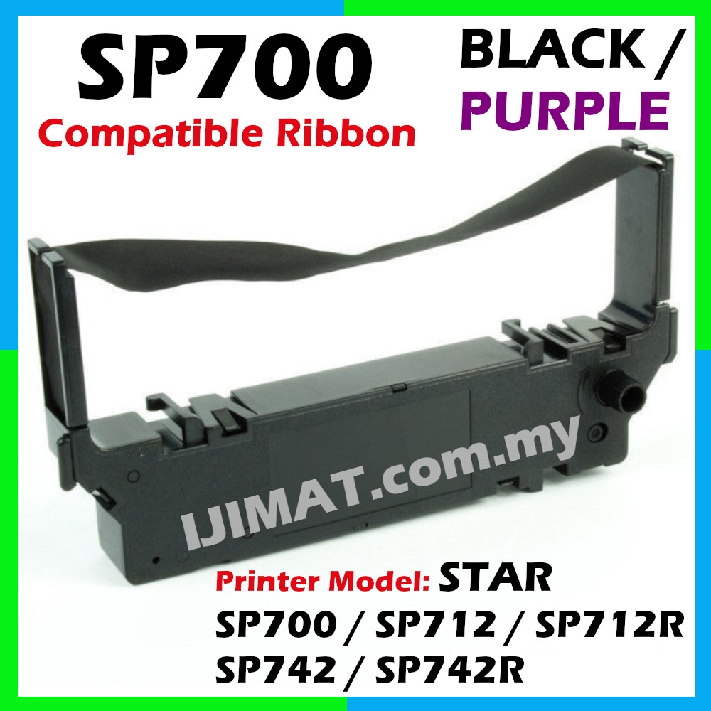 Star SP700 / SP 700 SP-700 Compatible ribbon For SP700 / SP712 / SP712R ...