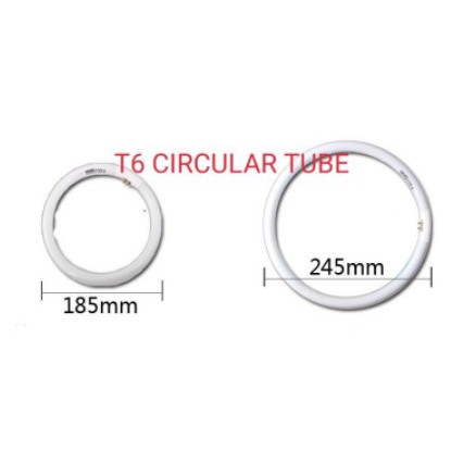 Lampu T6 Circular Fluorescents Tube 22w 32w 40w Round Ring Light Daylight Warm White | Shopee ...