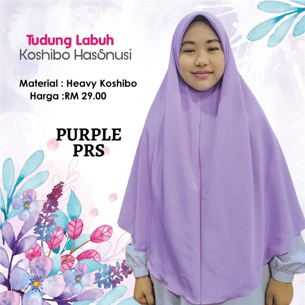 TUDUNG LABUH KOSHIBO (Pembimbing Rakan Sebaya PRS) | Shopee Malaysia