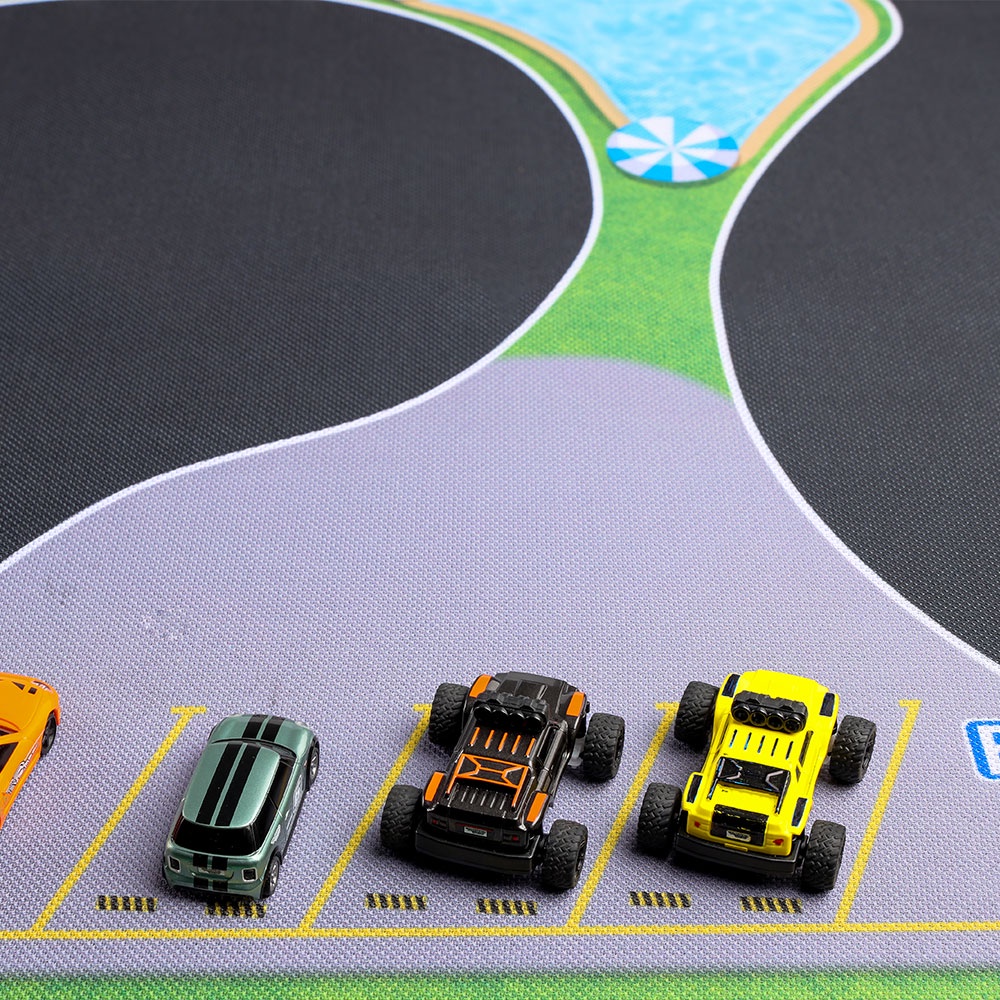 50x95cm 160x90cm 120x80cm Portable Turbo Racing Rubber Mat 1:76 RC Mini ...