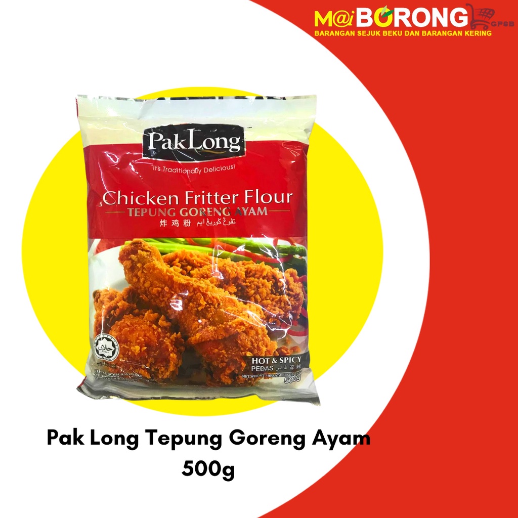 Pak Long Tepung Goreng Ayam Pedas Hot and Spicy 500g | Shopee Malaysia