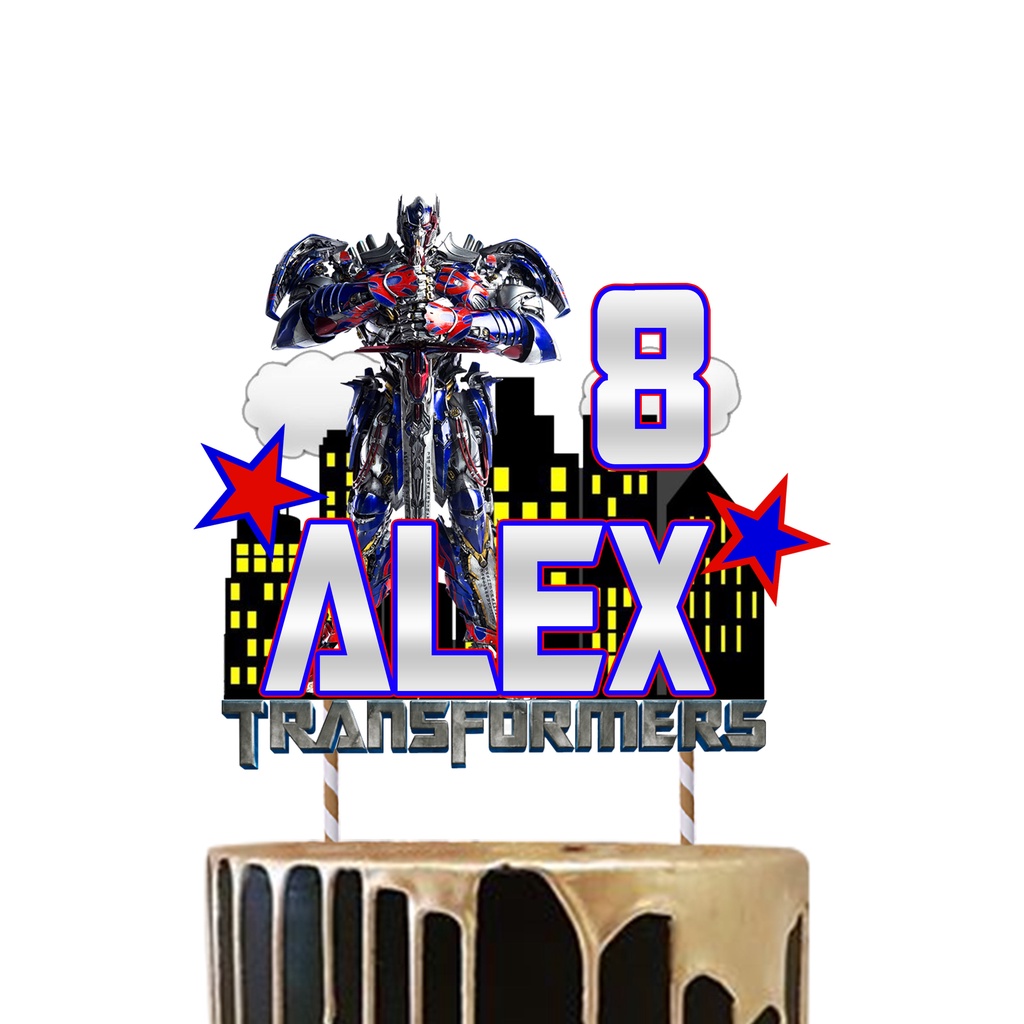 TRANSFORMERS CAKE TOPPER | Shopee Malaysia
