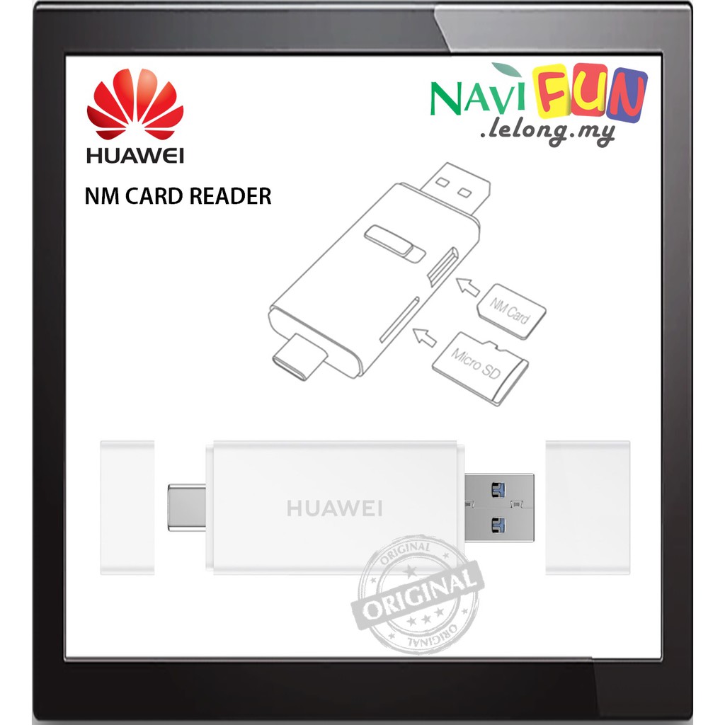 Huawei (ORI) NM Card SD Card Reader [USB-C][USB A] (6 Month Warranty ...