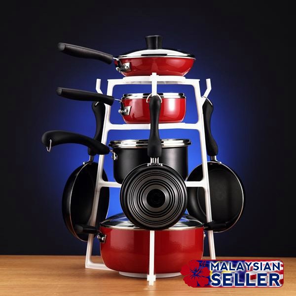 💥HOT ITEM💥 TEMPAT LETAK PINGGAN TEMPAT LETAK PERIUK PanTree Cookware ...