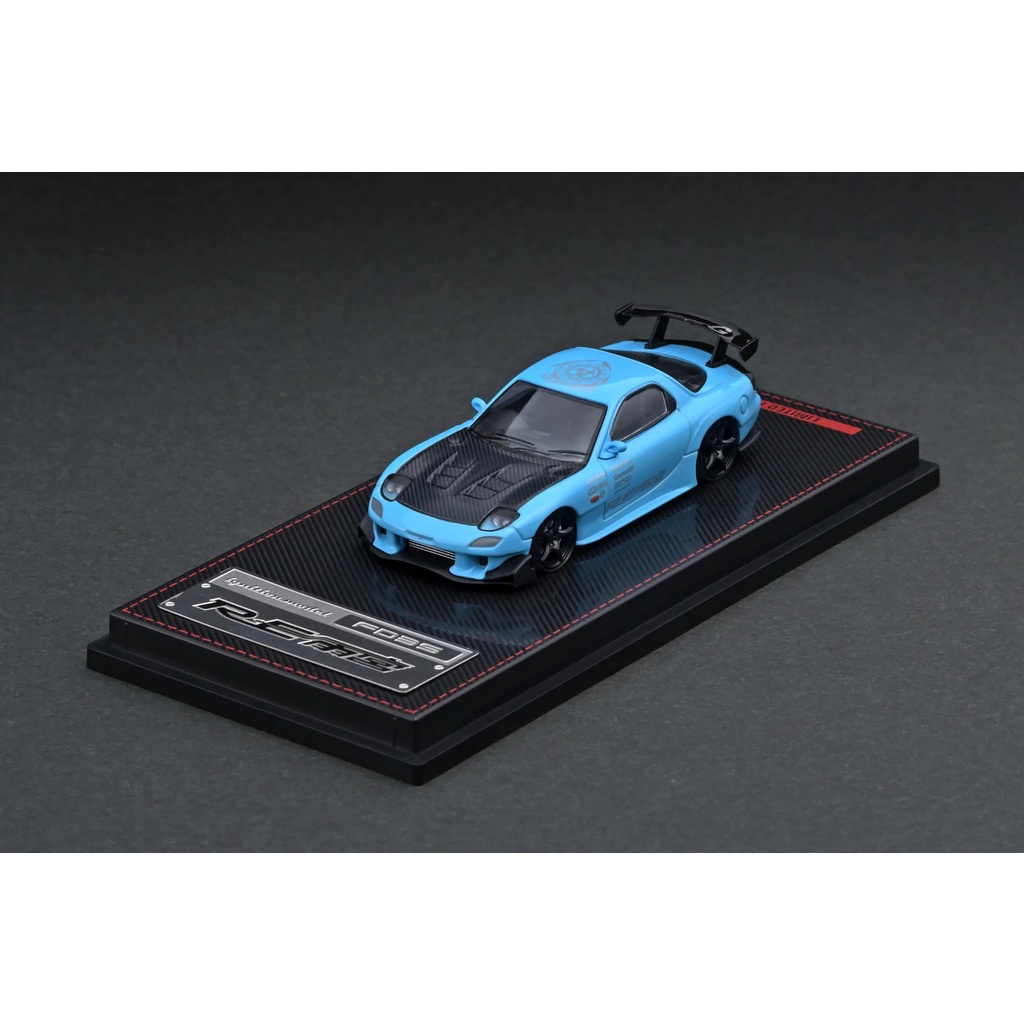 Ignition Model 1/64 Mazda RX-7 (FD3S) RE Amemiya Light Blue | Shopee Malaysia