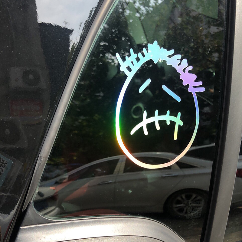 D1-d21 Grimace Travis Scott Car Sticker Rear Window Glass Reflective ...
