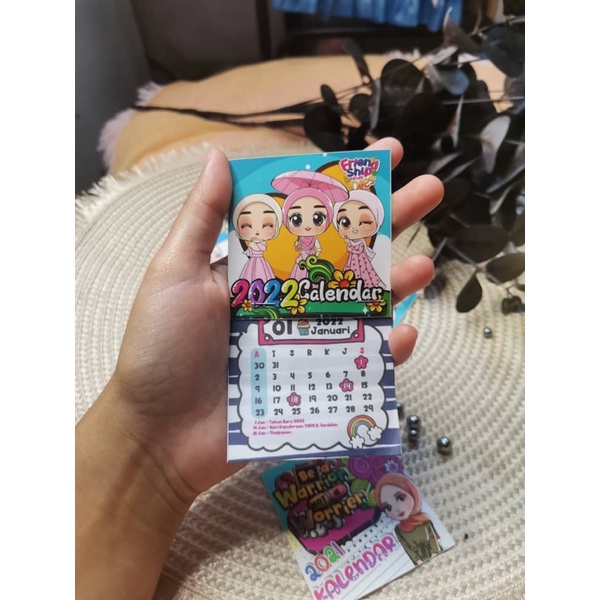 kalendar mini size 7x7cm boleh letak gambar sendiri | Shopee Malaysia