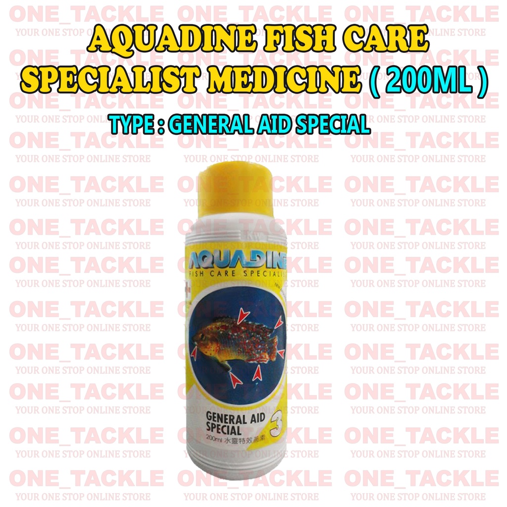 Aquadine Fish Care Specialist Anti White Spot/General Aid Special/Gill ...