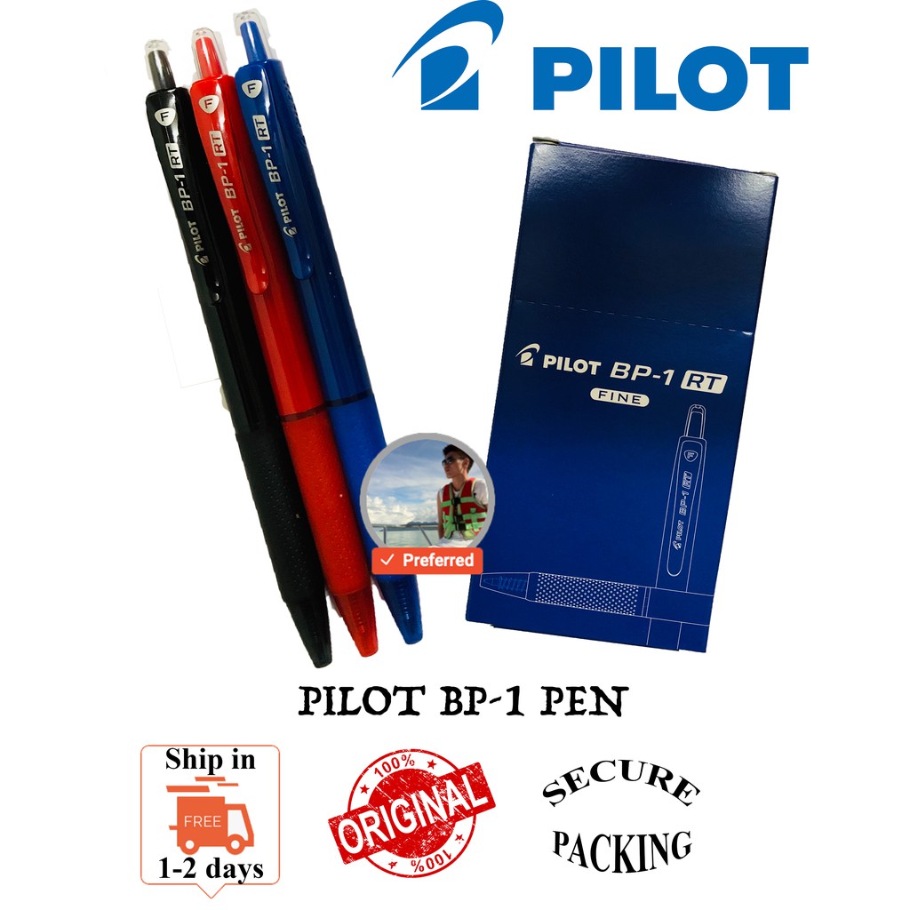 PILOT BP1 BRT BALL PEN (FINE / MEDIUM) | Shopee Malaysia