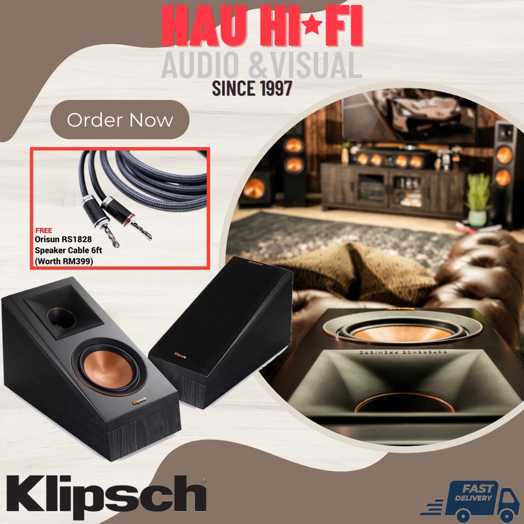 Klipsch RP-500SA Atmos Enabled Elevation Speaker | Shopee Malaysia