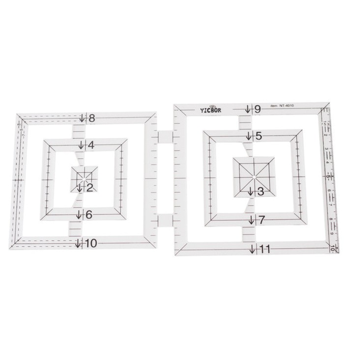 Quilting Ruler/Rectangular Patchwork Ruler (NT-4010) | Shopee Malaysia