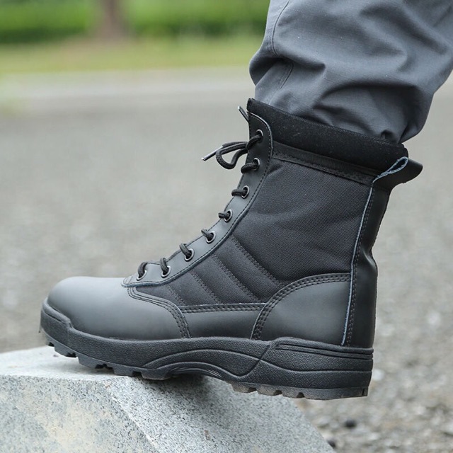 Kasut Taktikal Operasi Sparta Army Unisex Tactical Boots Swat Boots ...