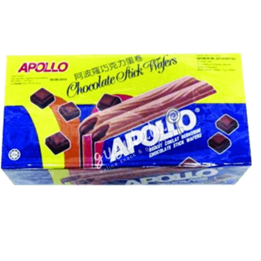 Apollo Chocolate Stick Wafers H1044 30's x 11g | Shopee Malaysia