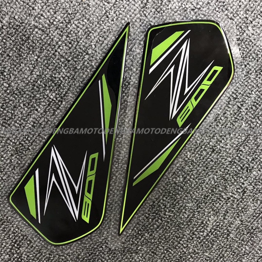 Kawasaki Z800 Universal Motorcycle Fuel Tank Sticker Fishbone Sports ...