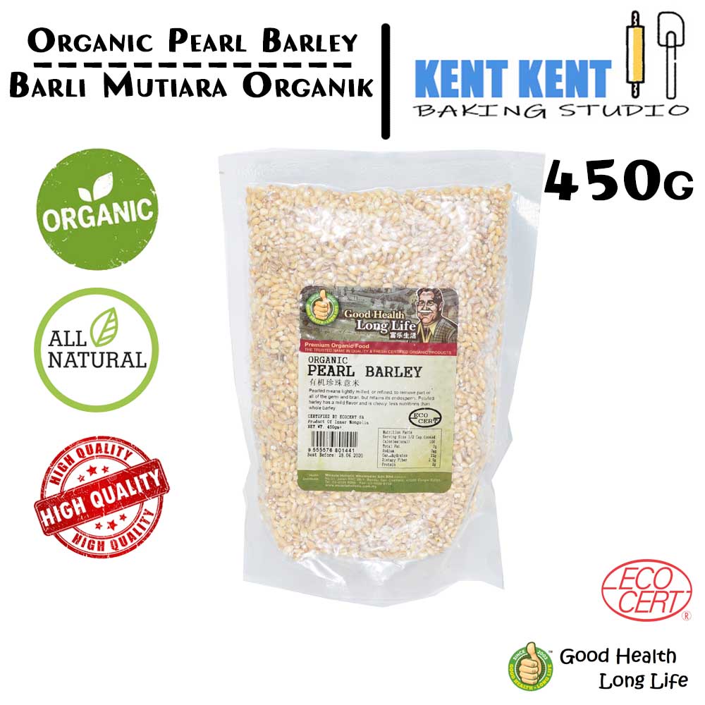 Good health long life organic pearl barley / barli mutiara organik 450g ...