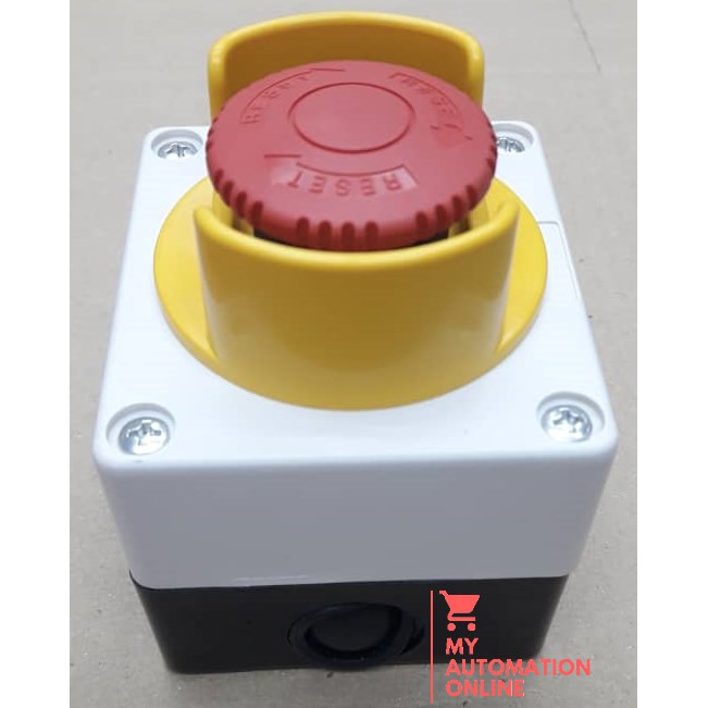 Emergency Stop Push Button Switch Station 1 NO or 1 NC with Protective ...