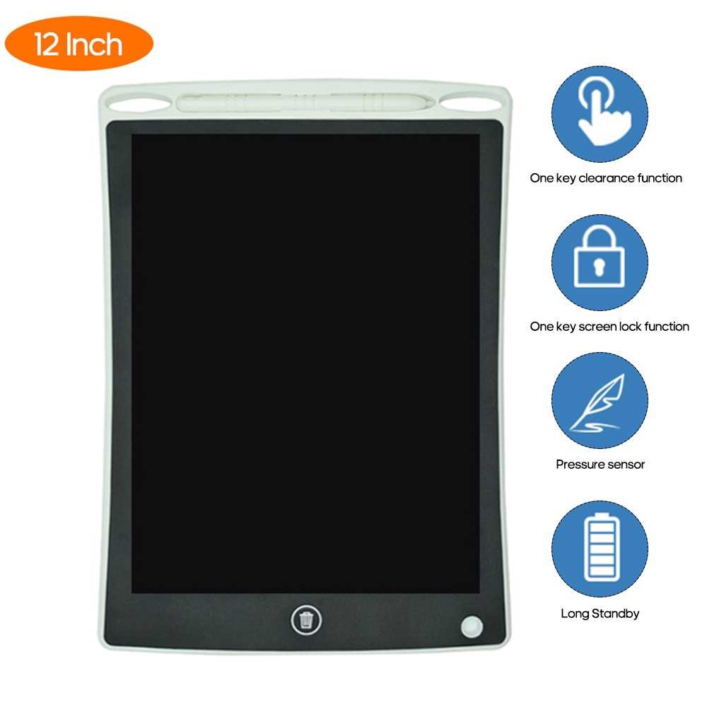 LCD Writing Tablet 12 Writing Board Drawing Pad Drawing Board Paperless ...