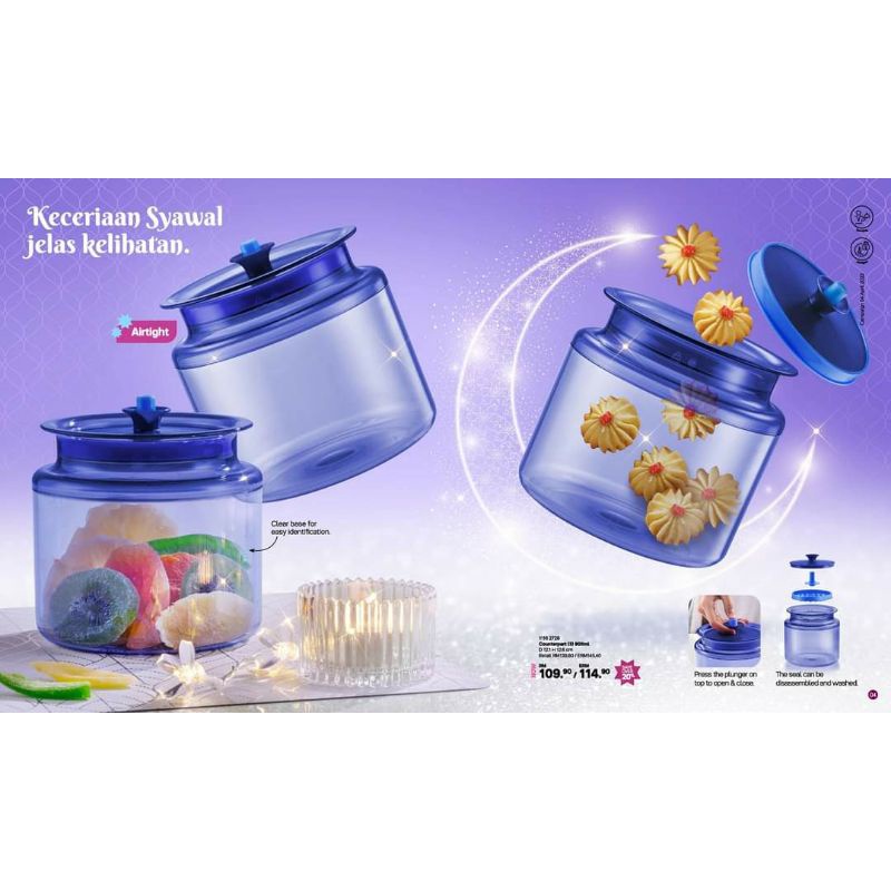 Ready Stock Counterpart Tupperware Royale Blue (3pcs) | Shopee Malaysia