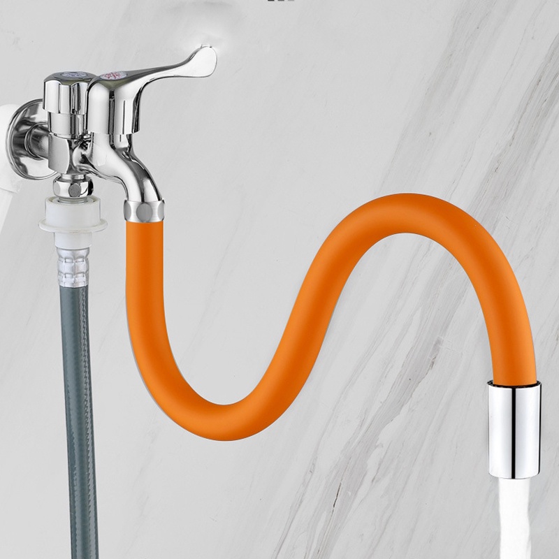 Faucet Extension Extender Bathroom 360° Rotation Adjust Bending Faucet ...