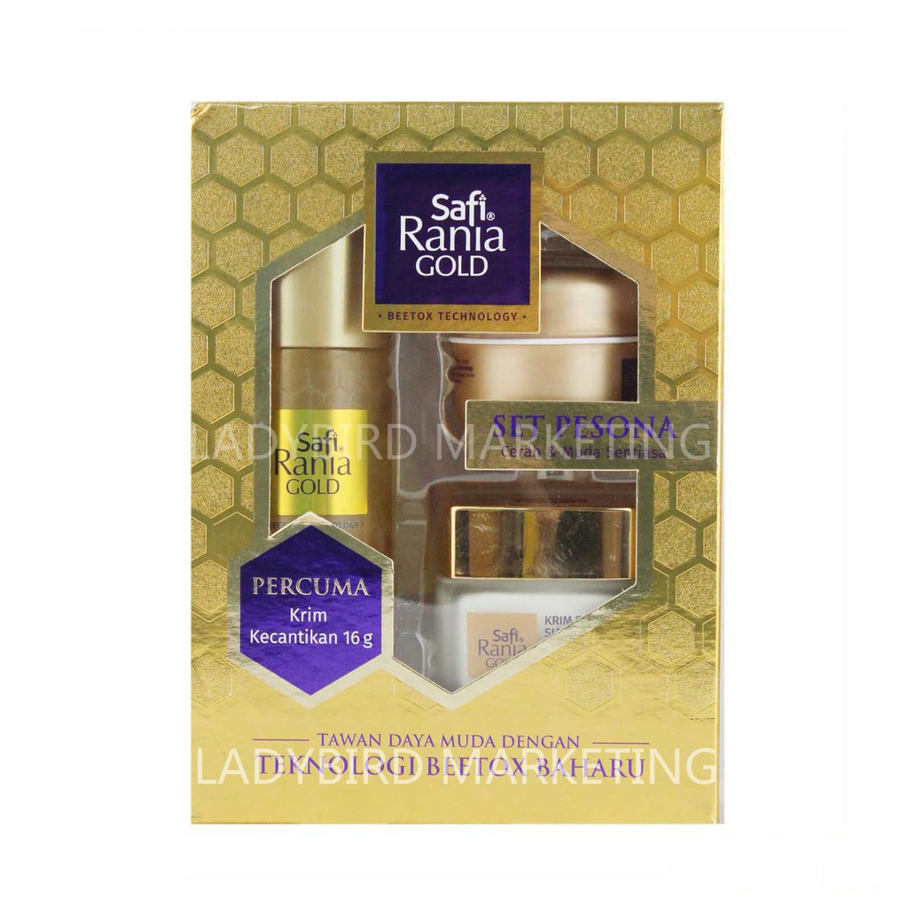Safi Rania Gold Persona Set (Percuma Krim Kecantikan) / Set Persona ...