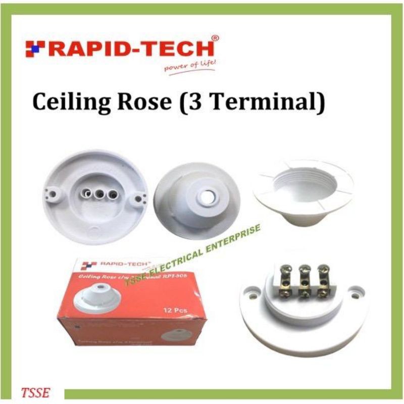 PVC Ceiling Rose /PVC Ceiling Cap /PVC Ceiling Holder | Shopee Malaysia