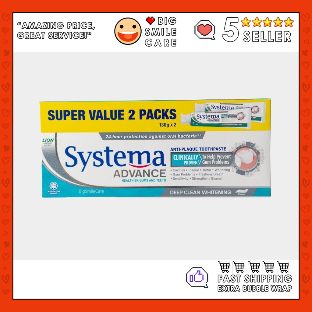 Systema Advance Toothpaste Value Pack(130g x 2) | Shopee Malaysia
