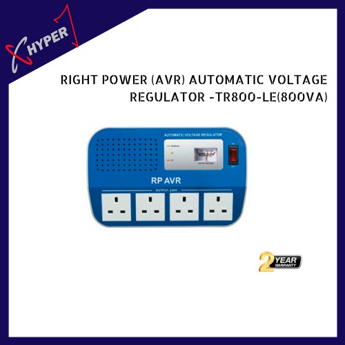 RIGHT POWER (AVR) AUTOMATIC VOLTAGE REGULATOR - TR800-LE (800VA) TR1000 ...