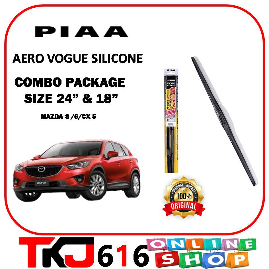 PIAA Japan Aero Vogue Silicone Wiper combo 24" &18" | Shopee Malaysia