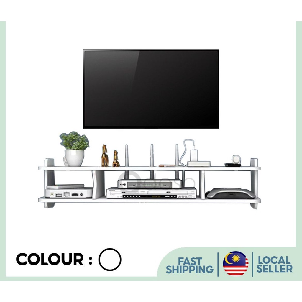 DVD Player Rack TV Rack Living Room Bedroom Wall Storage Organizer TV ...