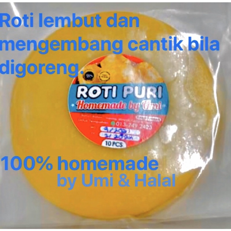 🔥🔥🔥BUY 5 GET 1 FREE🔥🔥🔥[READY STOCK] ROTI PURI BY UMI 100% HALAL.PRODUK ...