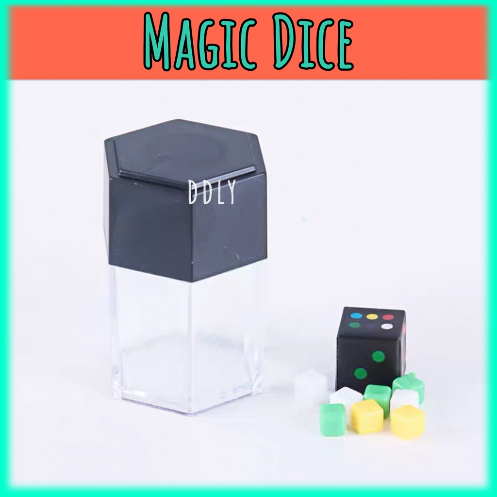 DDLY Magic Dice Magic Trick Dice Explosion Dice Bomb Disappearing Magic ...