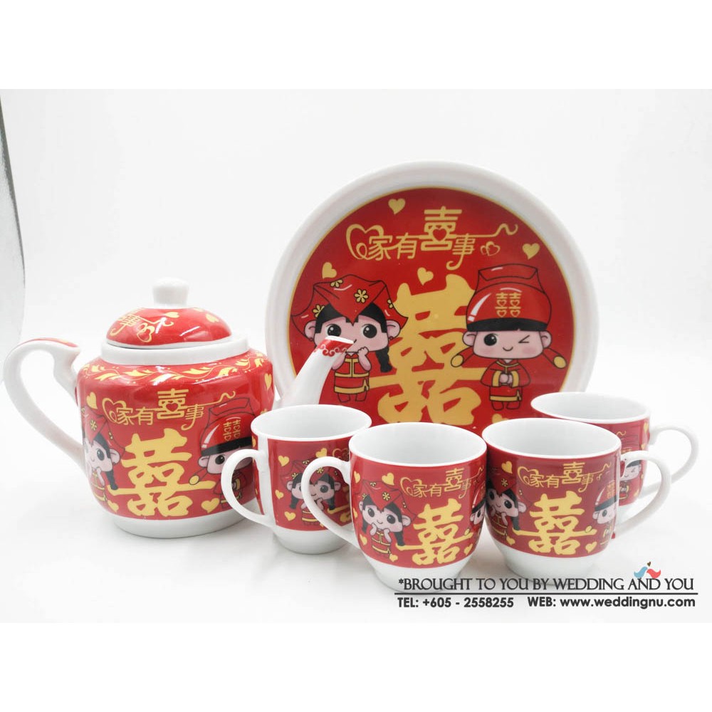 Wedding Tea Set 11-1053 | Shopee Malaysia