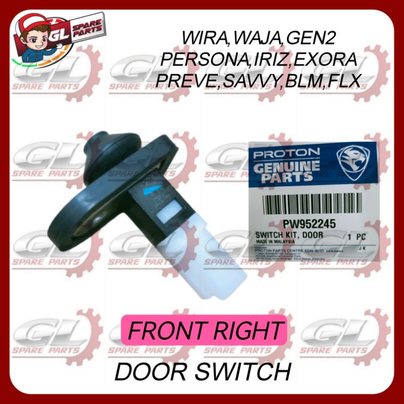 DOOR SWITCH (FRONT/RH) PROTON EXORA PREVE IRIZ WIRA WAJA BLM FL FLX ...
