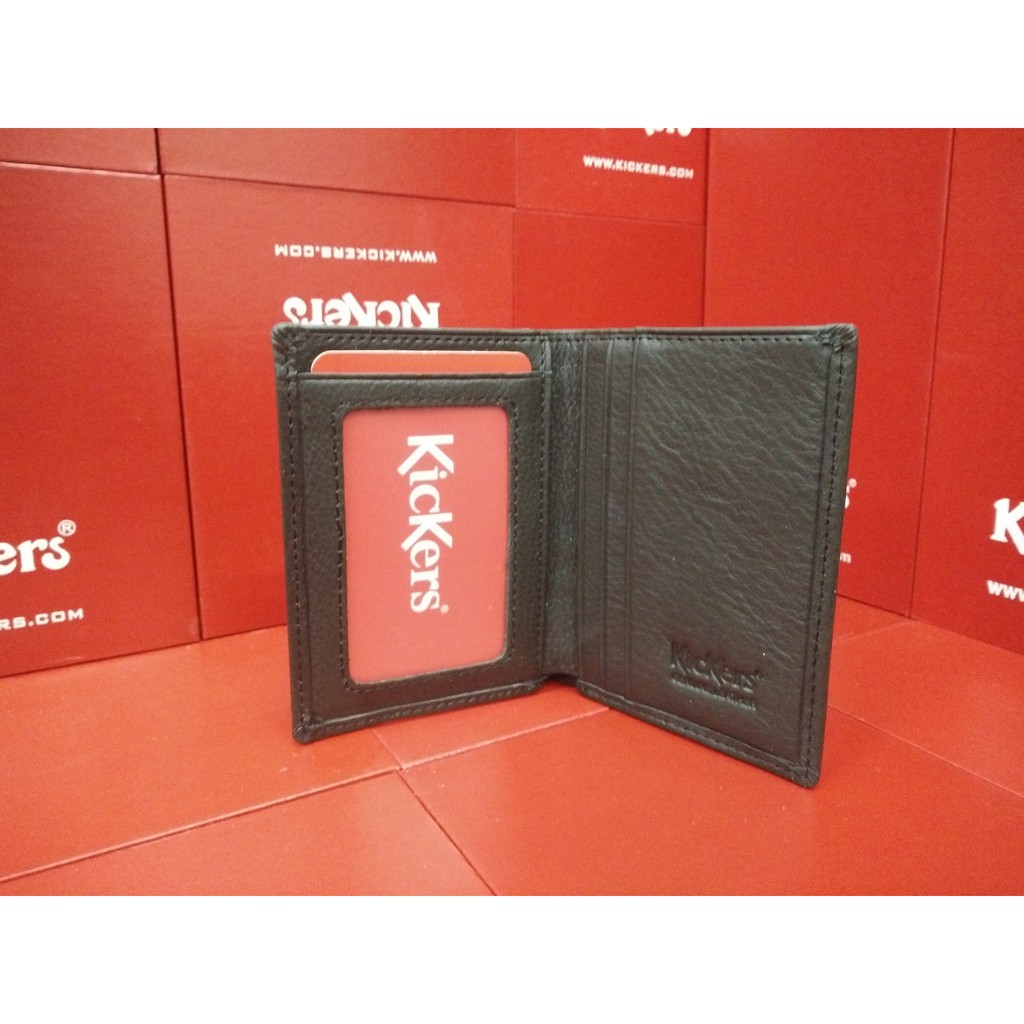 Kickers France Genuine Leather Small Wallet Vertical | Shopee Malaysia