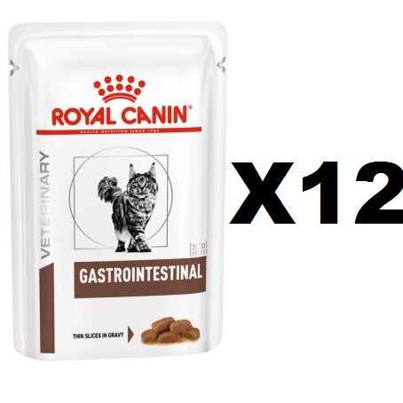 ROYAL CANIN CAT GASTRO INTESTINAL POUCH 85G x 12 ( GASTROINTESTINAL ...