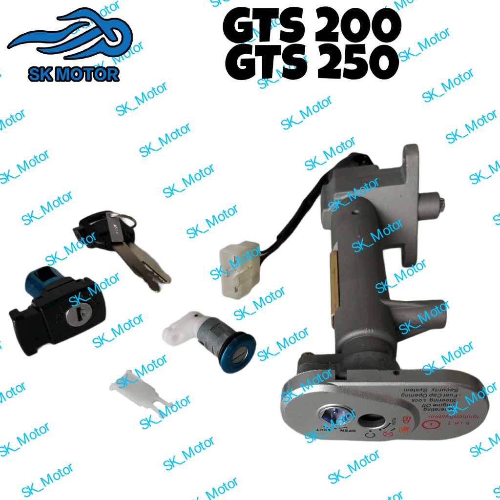 SYM GTS 200 / GTS 250 / EVO 250 i / VTS 200 Ignition Main Switch/ Full ...