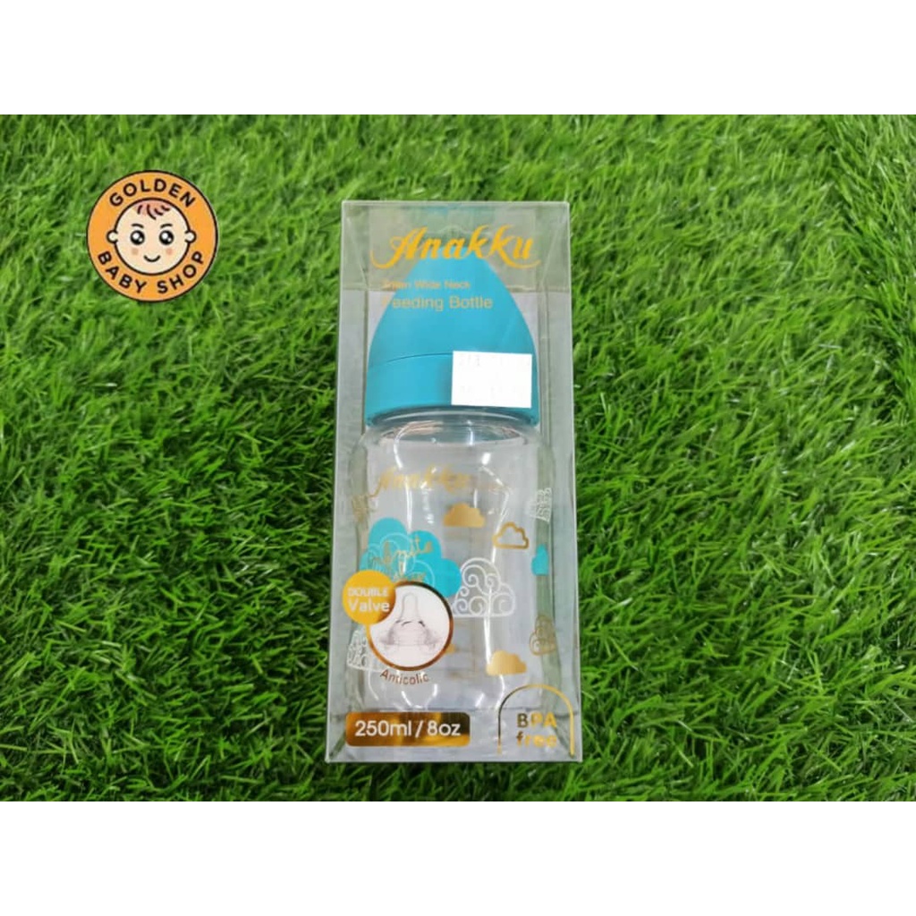 163-070 Anakku Premium Wide Neck Tritan Bottle Botol Susu 250ML/8oz ...
