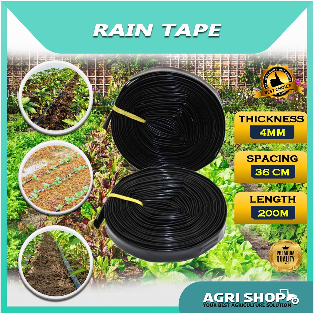 Agrishop N30 200m Mirco Spraying Irrigation Tape System Garden Watering ...
