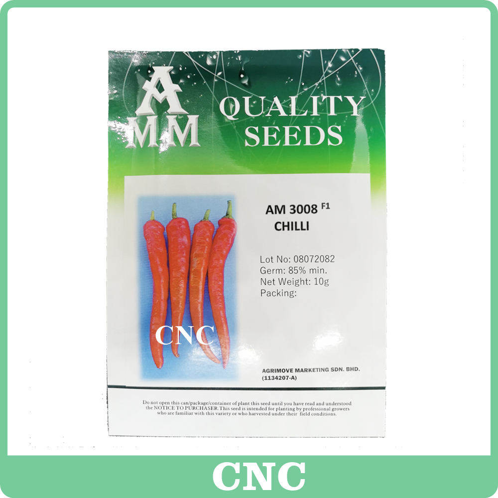10GM Benih Cili Kulai AMM 3008 F1 Chilli Hybrid Seeds Agrimove Chili ...
