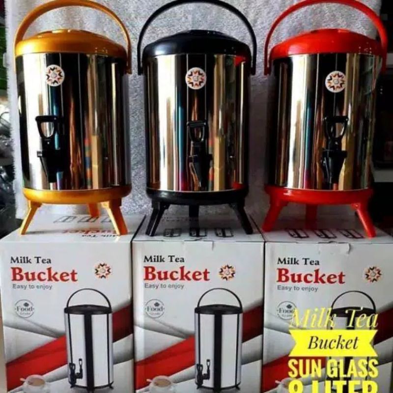 Water Jug Milk Tea Bucket 12 Liter 10 Liter 8 Liter / Stainless Steel ...