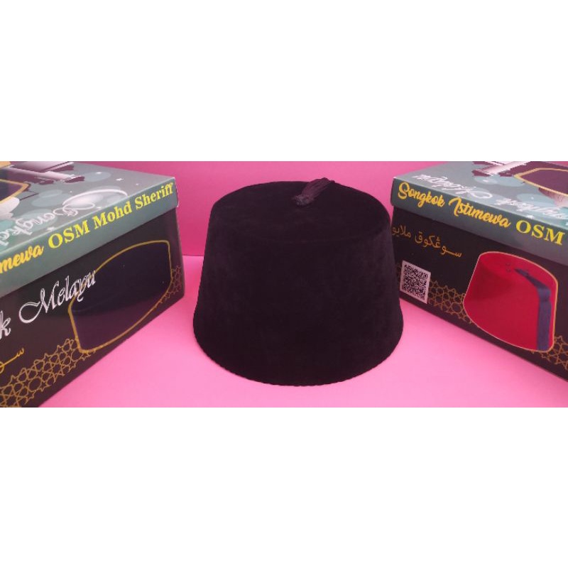 Tarbus hitam (customised) SAIZ 223/4 inch (fes) Model Turkish and ...