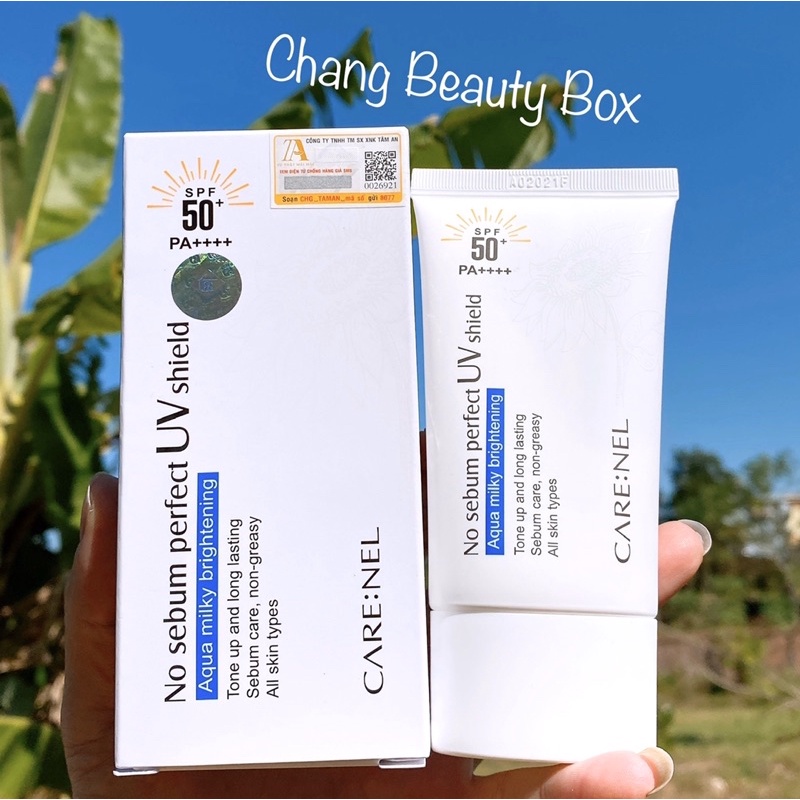 Carenel No sebum Perfect UV Shield SPF50+ Sunscreen (New 2020) | Shopee Malaysia
