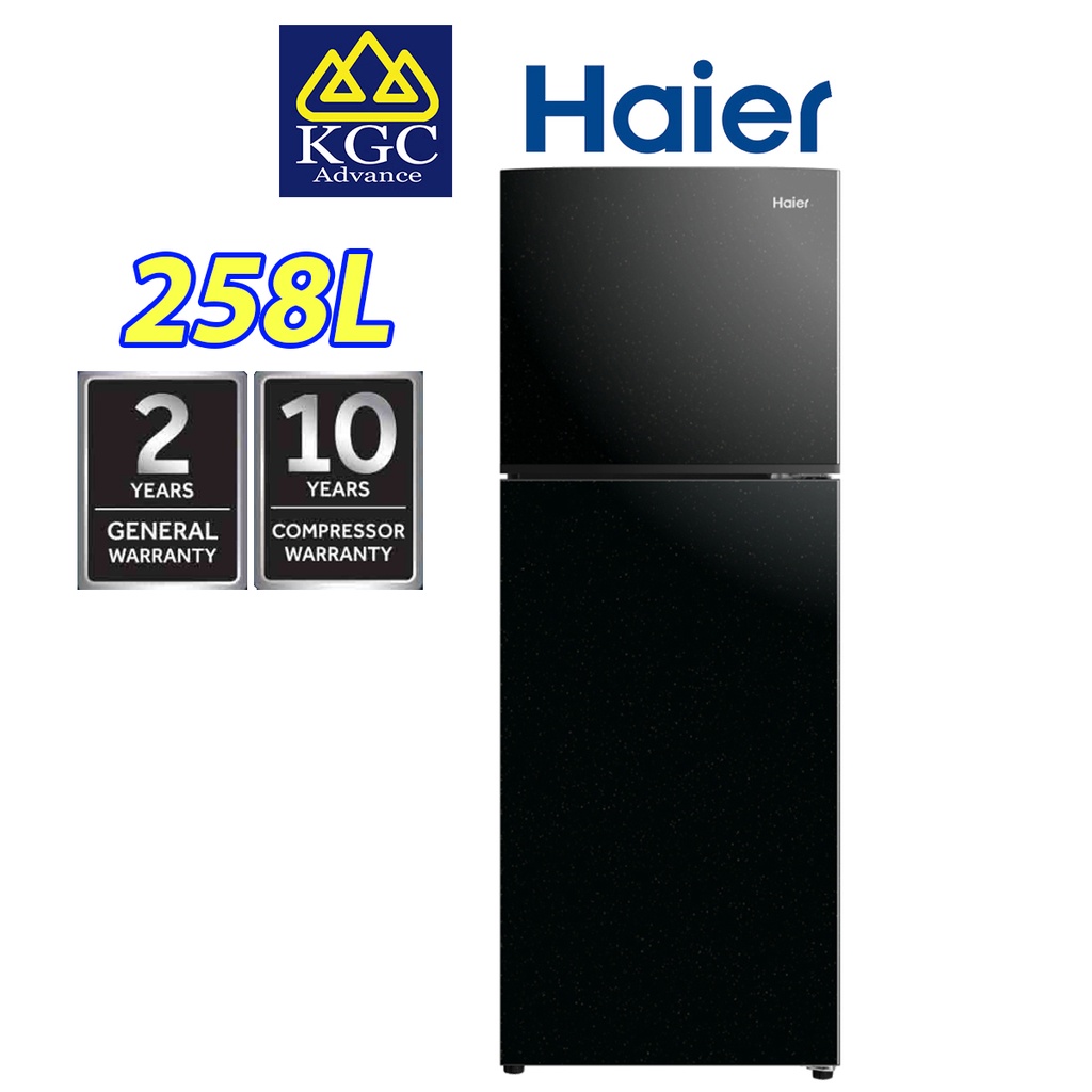 Haier (258L) Fridge Peti Sejuk 2 Door Top Mount Duo Fresh Refrigerator HRF-258H | Shopee Malaysia