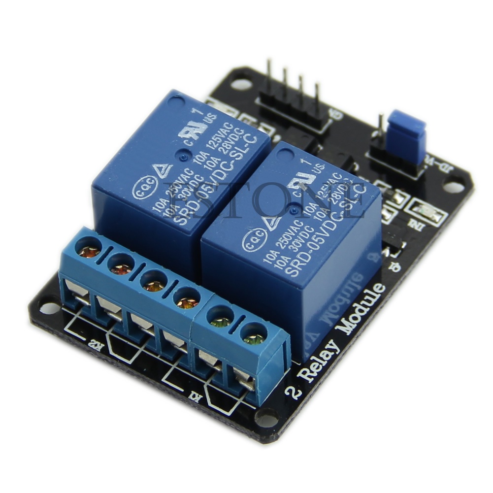 R* 1Pc 5V 2 Two Channel Relay Module With Optocoupler For PIC ARM DSP AVR | Shopee Malaysia