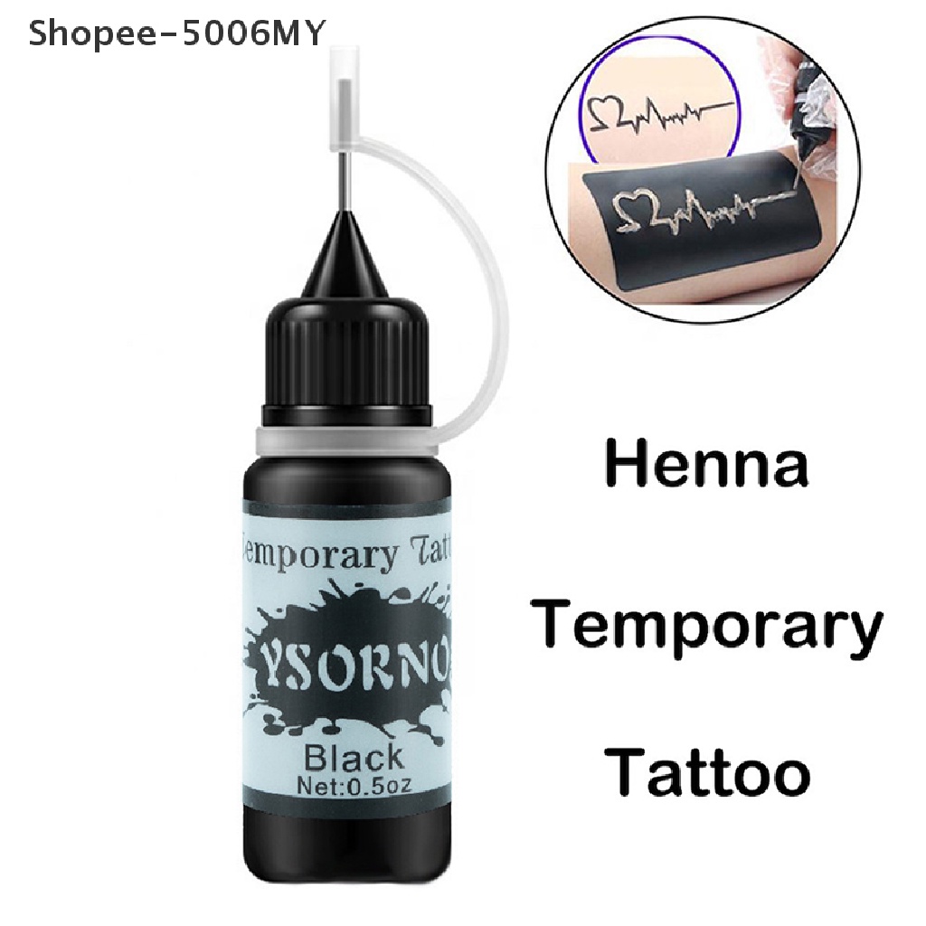 [horizons] 10Ml Semi-Permanent Tattoo Ink Paste For Temporary Natural ...