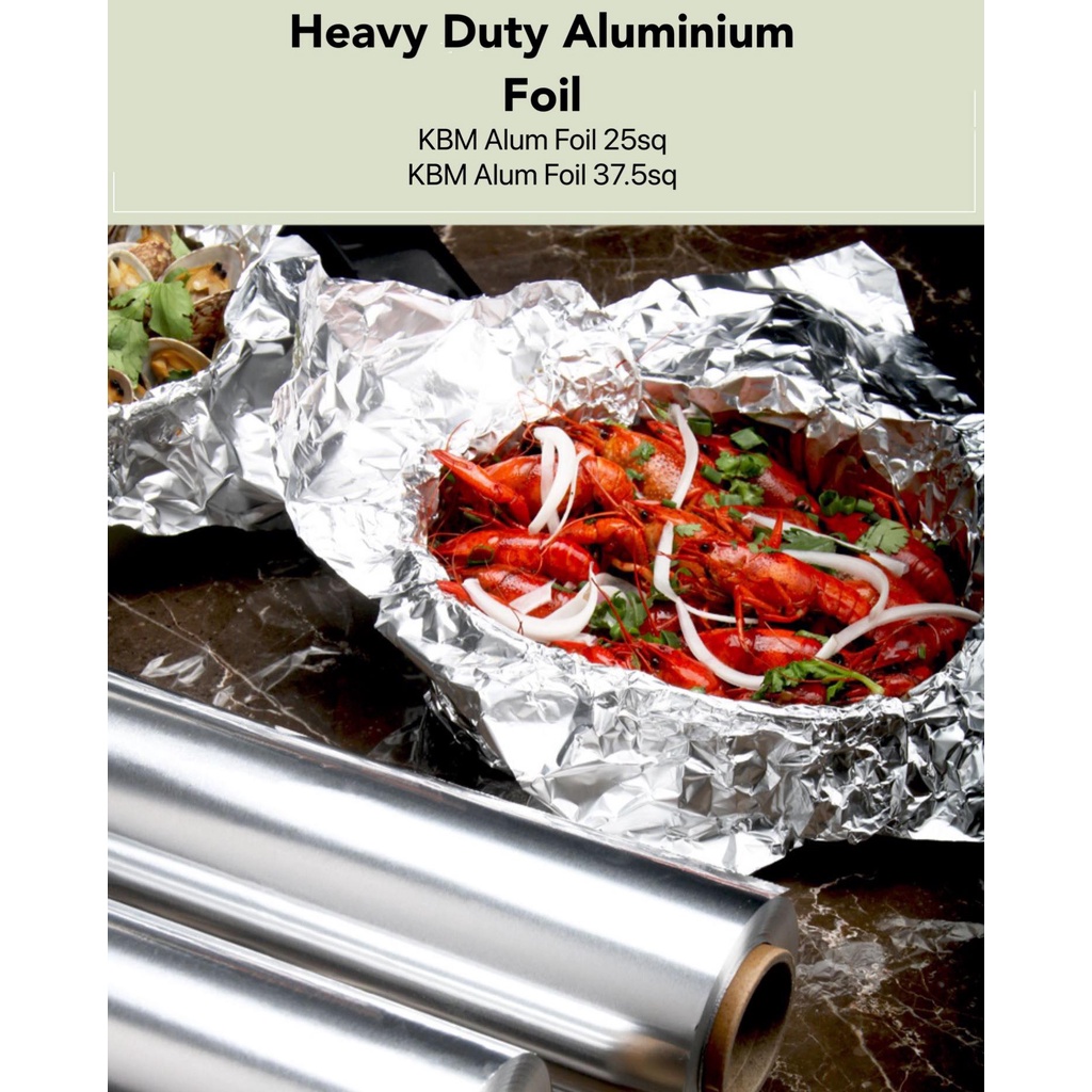 25sq/37.5sq Heavy Duty Aluminium Foil | Shopee Malaysia